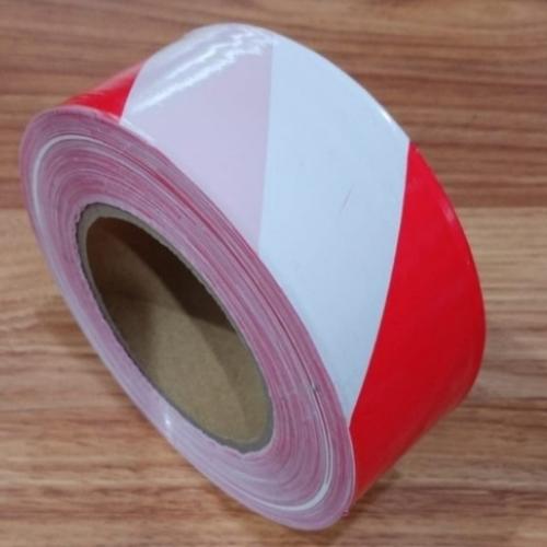 Jual police line merah putih 3"x300m tebal tidak mudah putus/ baricade ...
