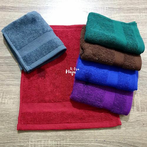 Jual sapu tangan handuk kecil muka handuk wajah polos premium lembut ...