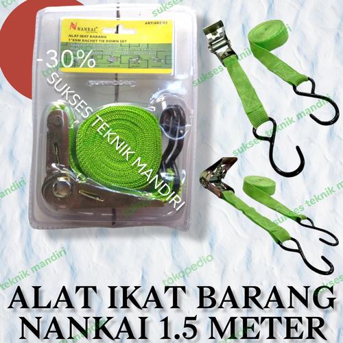 Jual alat ikat barang nankai ratchet 1.5 meter - pengikat barang di ...