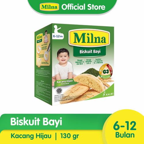 Jual Milna Biskuit Rusk Bayi DHA 130 gr | Snack MPASI Baby 130gr ...
