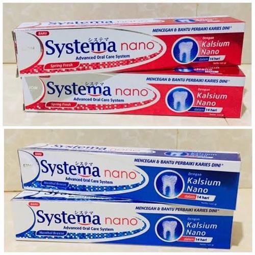 Jual Pasta Gigi Systema Nano Toothpaste 190 gr - Menthol Breeze ...