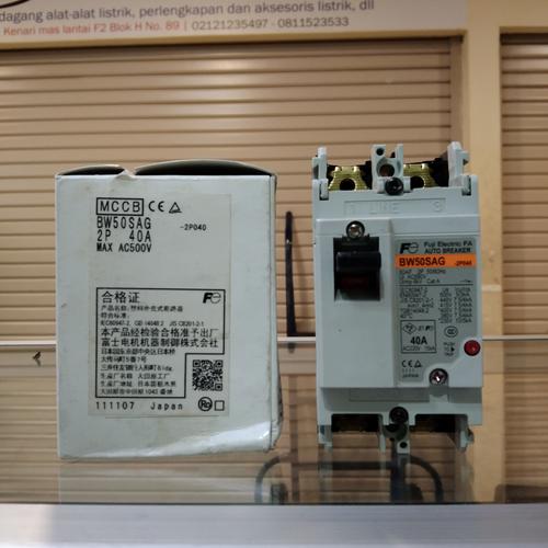 Jual MCCB FUJI BW50SAG 2P 40A FUJI ELECTRIC - Jakarta Pusat - Pratama Jaya Elektrik | Tokopedia