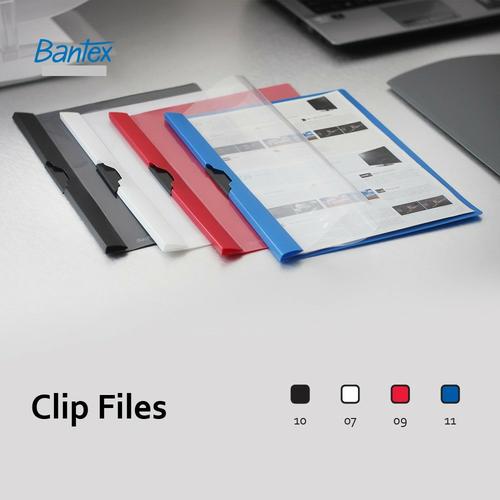 Jual Bantex Clip File Map Plastik Model Jepit Size A4 dan Size Folio F4 ...