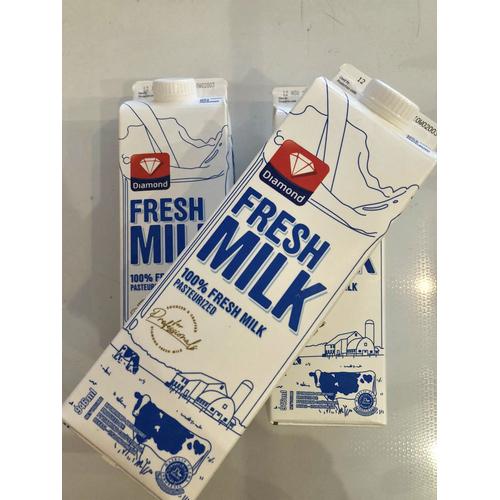 Jual diamond fresh milk plain 946ml 1 liter expired selalu baru - Kota ...
