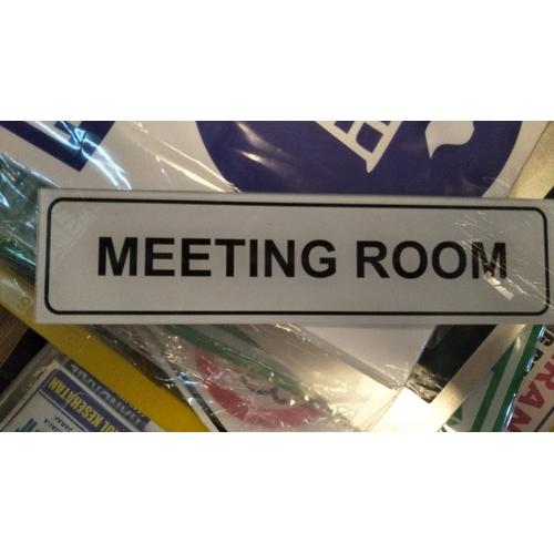 Jual SIGN LABEL K3 RAMBU SAFETY MEETING ROOM UK 8X9CM - Jakarta Barat ...