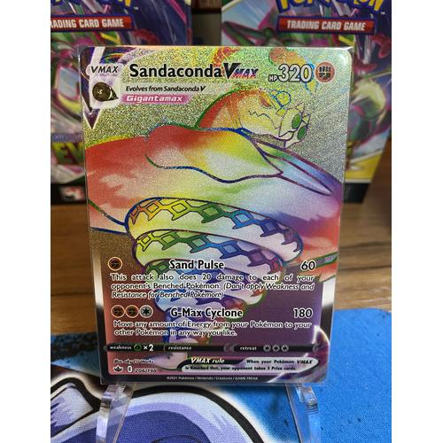 Jual Pokemon TCG Chilling Reign Sandaconda VMAX Secret Hyper Rainbow ...