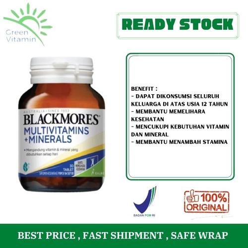 Jual BLACKMORES Multivitamin+Mineral 30 kapsul Multivitamins Minerals BPOM - Jakarta Barat ...