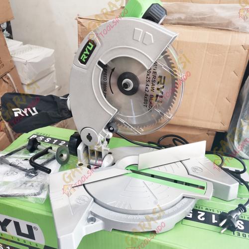 Jual RYU mitter saw 7" RMS 180 miter saw mesin potong aluminium kayu ...