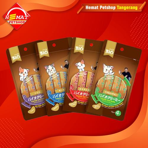 Jual BIO CREAMY CAT TREAT SNACK KUCING BASAH SETARA meo creamy ciao ...