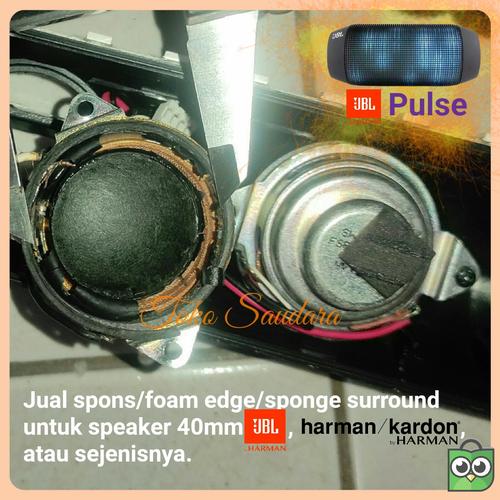 Jual Spon/Spons/Sponge/Foam Surround Edge CUSTOM untuk Speaker 40mm or ...