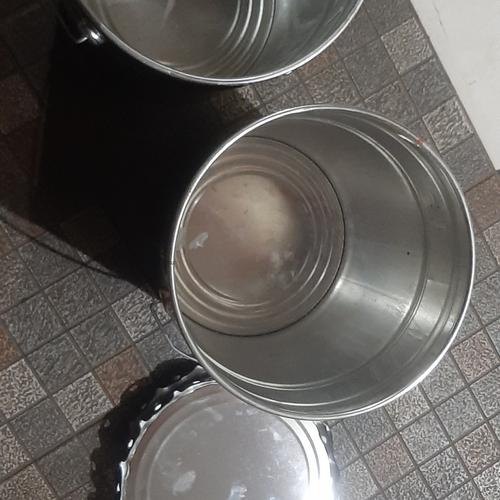 Jual ember kaleng cat pail bekas 20kg plus tutup - motif - Kota Bekasi ...