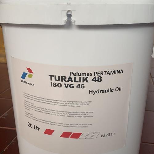 Jual Oli Hidrolik PERTAMINA TURALIK 48 Pelumas iso vg 46 - Jakarta ...