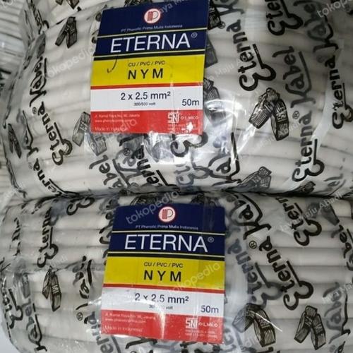 Jual Kabel Eterna NYM 2 x 2.5 mm Potongan / Per Meter - Jakarta Pusat - Jaya Maju Abadi | Tokopedia