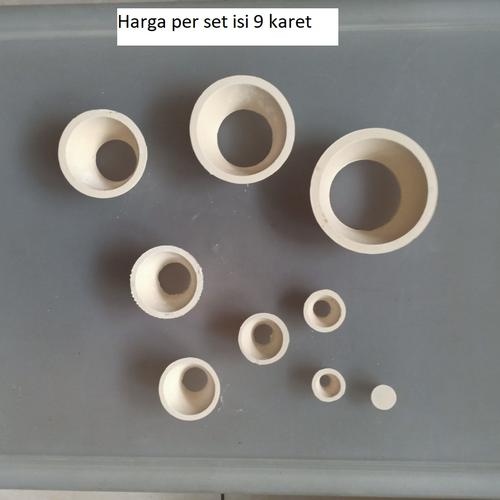 Jual New Buchner filtering flask filter adapter cone funne isi 9 karet ...