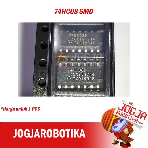 Jual IC 74HC08 HC08 7408 SOP14 SMD Quad 2-input AND gate - Kab. Sleman ...