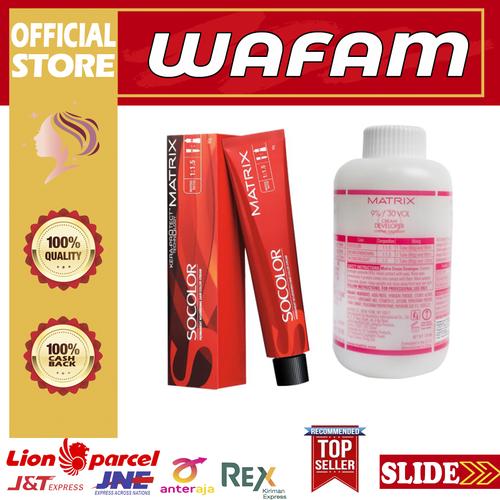 Jual PAKET CAT RAMBUT MATRIX SOCOLOR DAN OXYDANT MATRIX BARBER SHOP ...