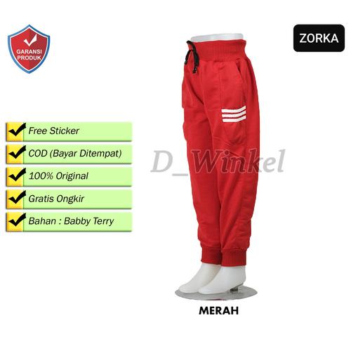 Jual Trening Jogger anak laki laki/Training Jogger anak Merah Garis 3 ...
