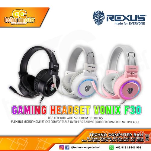 Jual Rexus Headset Gaming Vonix F30 - Hitam - Kota Denpasar - Techno ...