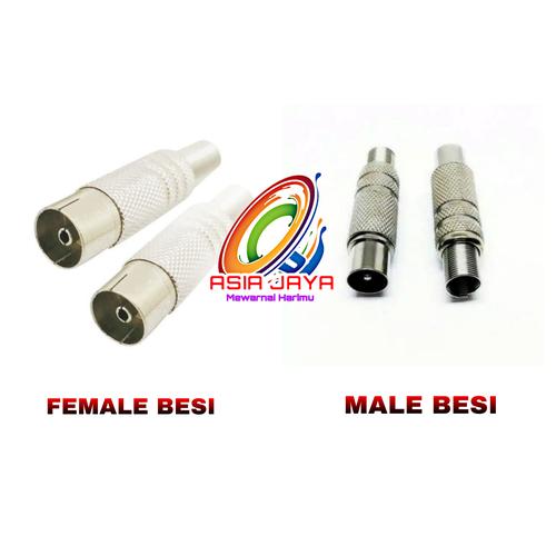 Jual Jack Antena / Colokan Antena Female Male - Konektor Sambungan ...