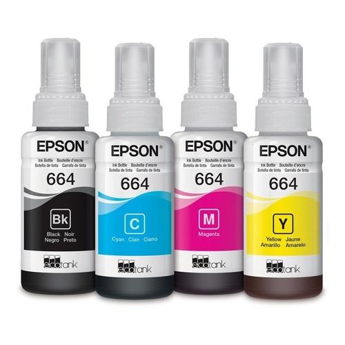 Jual Tinta Printer Epson Original T664 T6641 T6642 T6643 T6644 / L ...