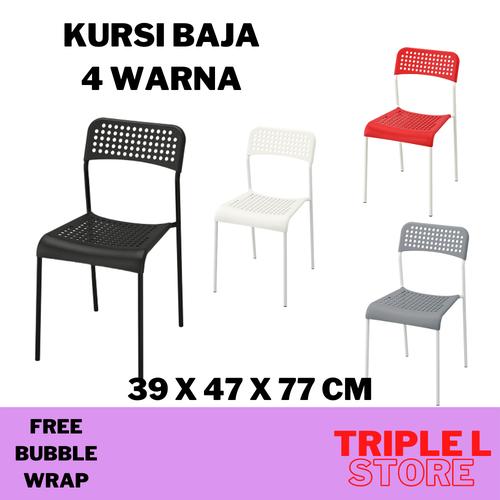 Jual Kursi Teras Cafe Taman Makan Serbaguna Bisa di Tumpuk Susun Baja ...