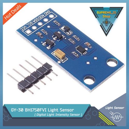 Jual GY-30 BH1750FVI Digital Light Intensity Sensor Module / BH1750 ...