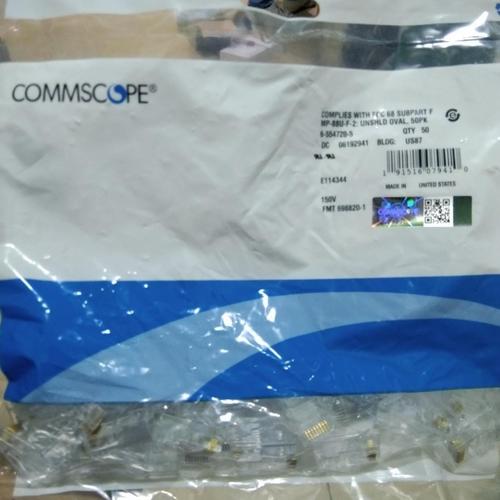 Jual ORI !!! AMP Commscope Connector RJ 45 Konektor RJ45 Pack 50pcs ...
