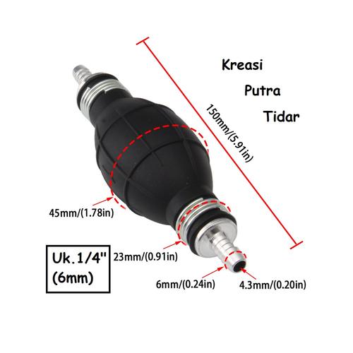 Promo Pompa Transfer Vakum Manual (Bulb Model), Pompa Bahan Karet ...