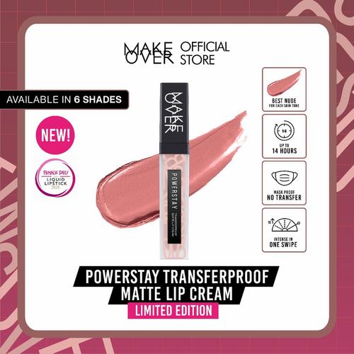 Jual Make Over Powerstay Transferproof Matte Lip Cream (Limited Edition ...