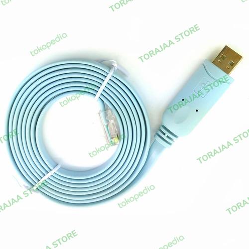 Jual Kabel Konsol USB RS232 to RJ45 Console Cable for Cisco Huawei ...