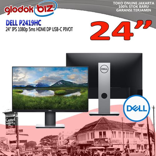 Jual LED 24" DELL P2419HC 24" IPS 1080p 5ms HDMI DP USB-C PIVOT ...