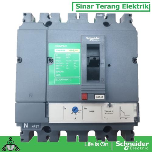 Jual MCCB CVS100B TM63D 4P 25kA 63A LV510315 Schneider Electric ...