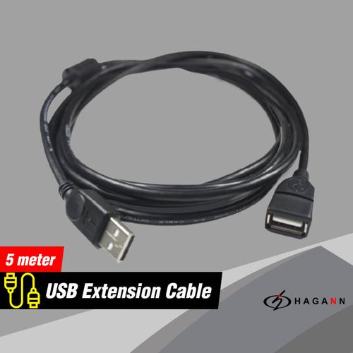Promo Kabel USB 2.0 Male to Female Extension Sambungan Perpanjangan 5M ...