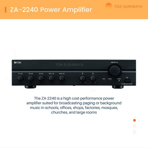 Jual ZA-2240 TOA Power Amplifier - Kota Surabaya - TOA SURABAYA | Tokopedia