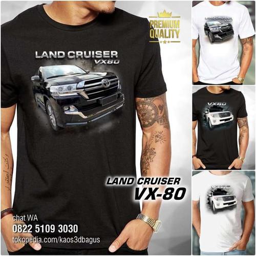 Jual KAOS LAND CRUISER VX-80 Baju Kaos Mobil Land Cruiser Indonesia ...
