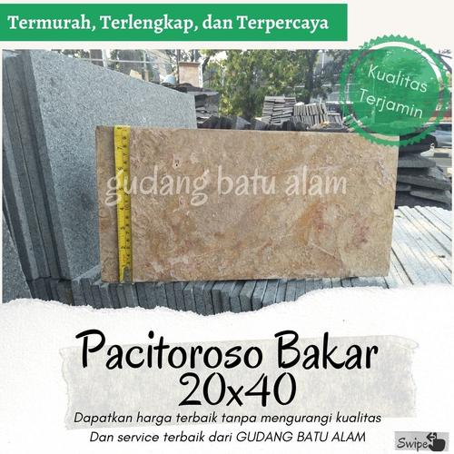 Jual Batu Pacitoroso Bakar 20 x 40 cm - Kota Bekasi - Gudang Batu Alam ...
