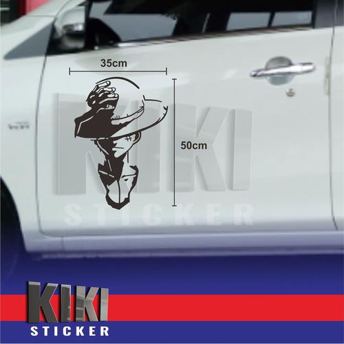Jual CUTTING STICKER - STIKER PINTU BODY MOBIL KAP - ONEPIECE LUFFY ...