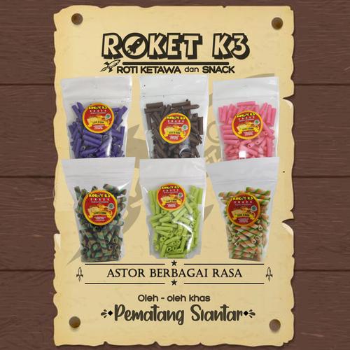 Jual Astor aneka Rasa Snack Cemilan Makanan Ringan Wafer gulung Enak ...