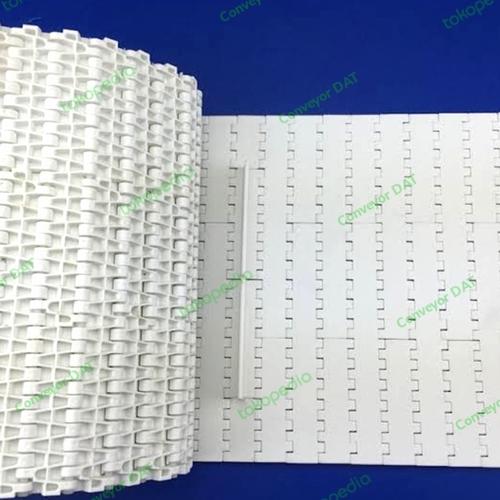 Jual Conveyor Modular Flat Top M2520/PP/White/Blue (Straight) - Kab ...
