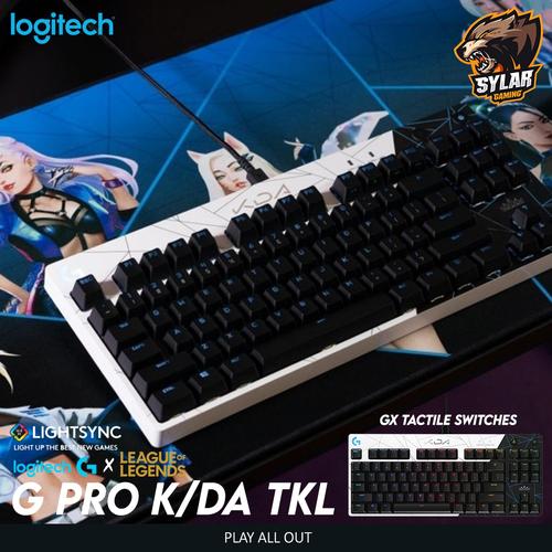 Jual Logitech G Pro K/DA RGB TKL Mechanical Gaming Keyboard - Jakarta ...