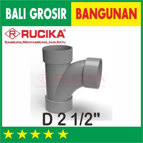 Jual 2 1/2" TY TEE Y 90 D LARGE RADIUS TEE FITTING PIPA PVC RUCIKA ...