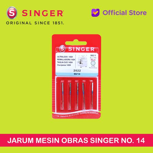 Jual Jarum Mesin Obras SINGER 2022 No. 14 - Kota Surabaya - Singer ...