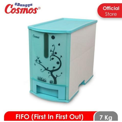Promo Rice Box Mini Cosmos 007 7kg Pundi Penyimpanan Beras Cosmos Fifo ...