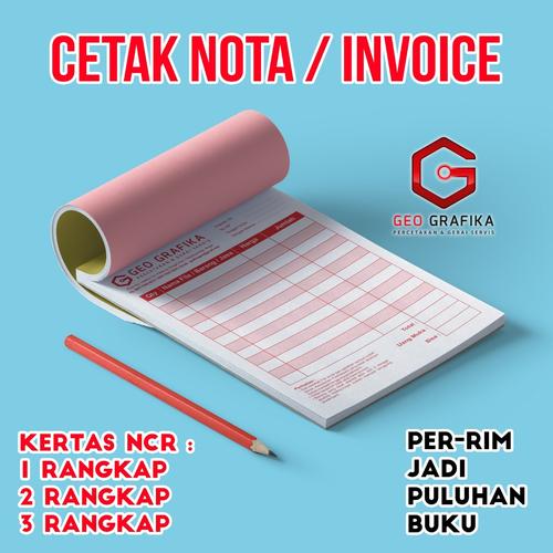 Jual CETAK NOTA FAKTUR KWITANSI KERTAS NCR | 1 FLY | 2 FLY | 3 FLY PER ...