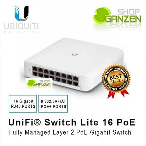 Jual Ubiquiti USW-Lite-16-Poe UniFi Switch Lite 16 PoE, USW LITE 16 POE - Jakarta Pusat - Ganzen ...
