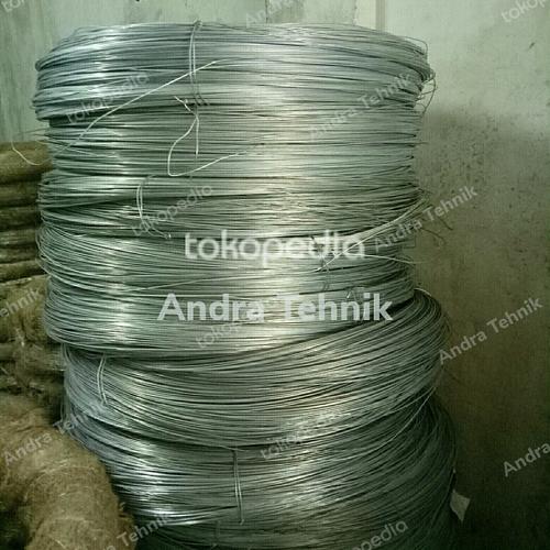 Jual kawat putih galvanis 3,4 mm / kawat seng BWG 10 per roll 50 kg - Jakarta Barat - Andra ...