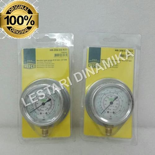 Jual Refco Pressure Gauge Low and High MR 206 dan MR 306 DS R22 Couple - Jakarta Utara - Lestari ...