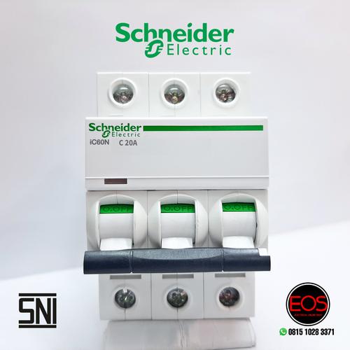 Jual BIG PROMO!! MCB SCHNEIDER 3 Phase 3P 20A AMPERE / C20A - Jakarta ...