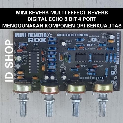 Jual mini REVERB MULTI EFFECT DIGITAL ECHO 8BIT 4POTENSIO+KNOP Tone ...