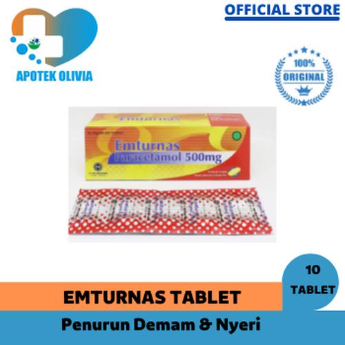 Jual Emturnas tablet/strip -PARACETAMOL 500MG - Jakarta Utara - APOTEK ...